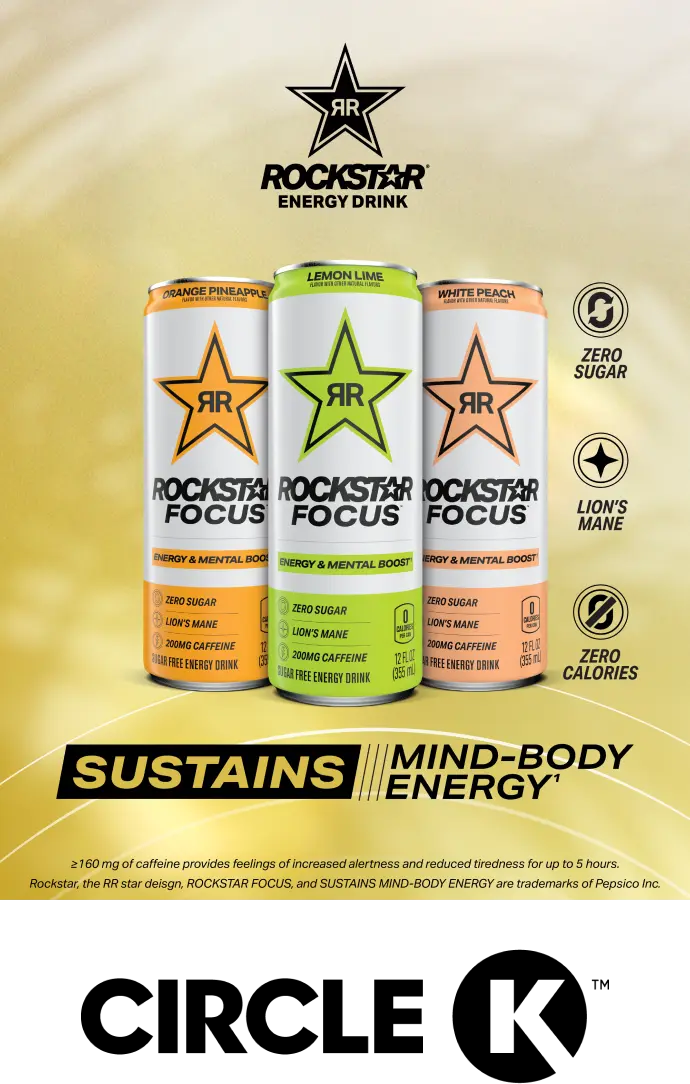 Rockstar Focus drinks